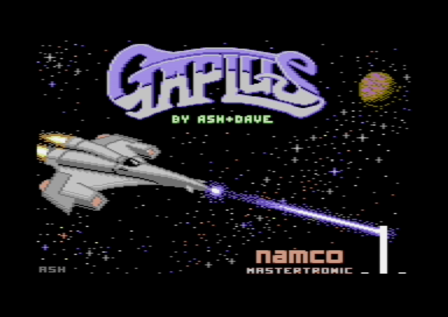 Game Review: Gaplus (Commodore 64, Mastertronic) - Mastertronic Collectors Archive