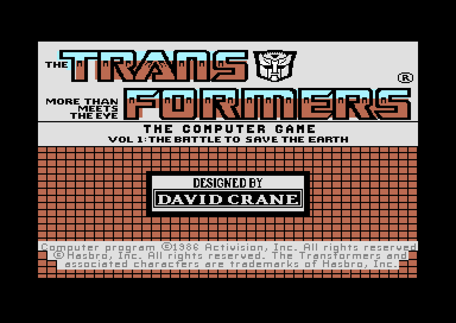 Game Review: Transformers - Battle To Save The Earth (Commodore 64 ...